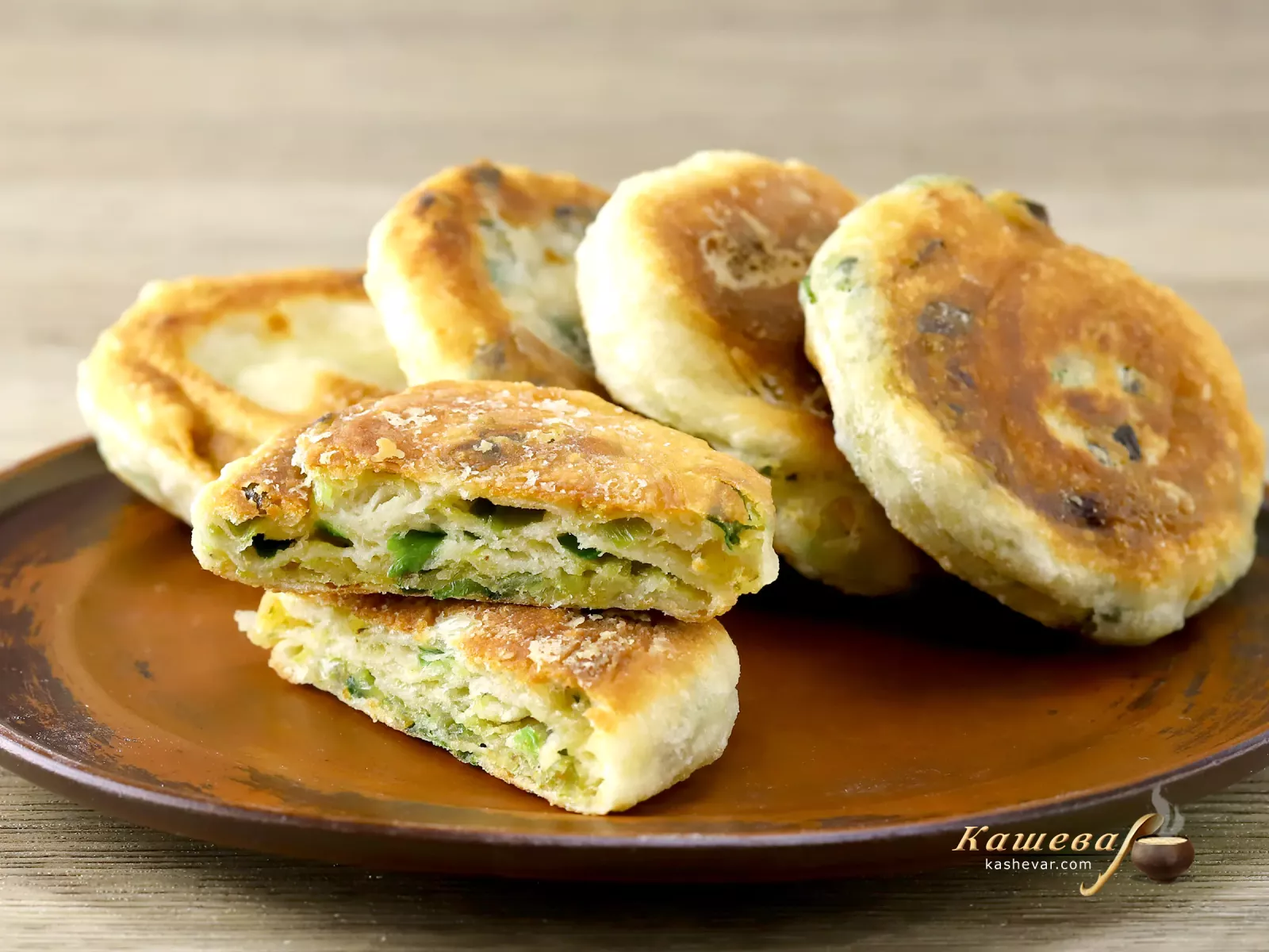 Chinese Pancakes with Green Onion Recipe with Photo | Kashevar